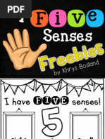 My Five Senses Labels | PDF