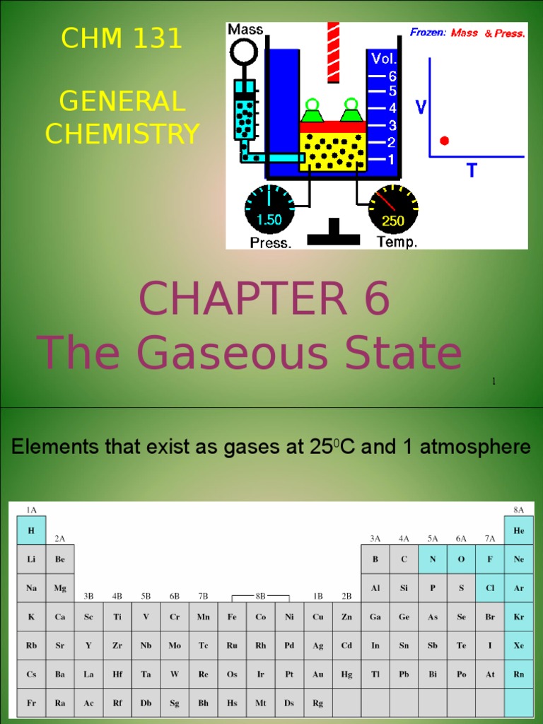 Gaseous State | PDF | Gases | Mole (Unit)