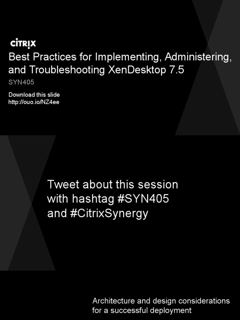 Best Practices For Implementing, Administering, and Troubleshooting ...