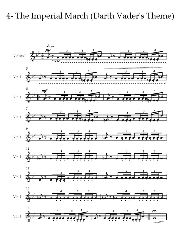 Imperial March Sheet Music for Cello | PDF | History