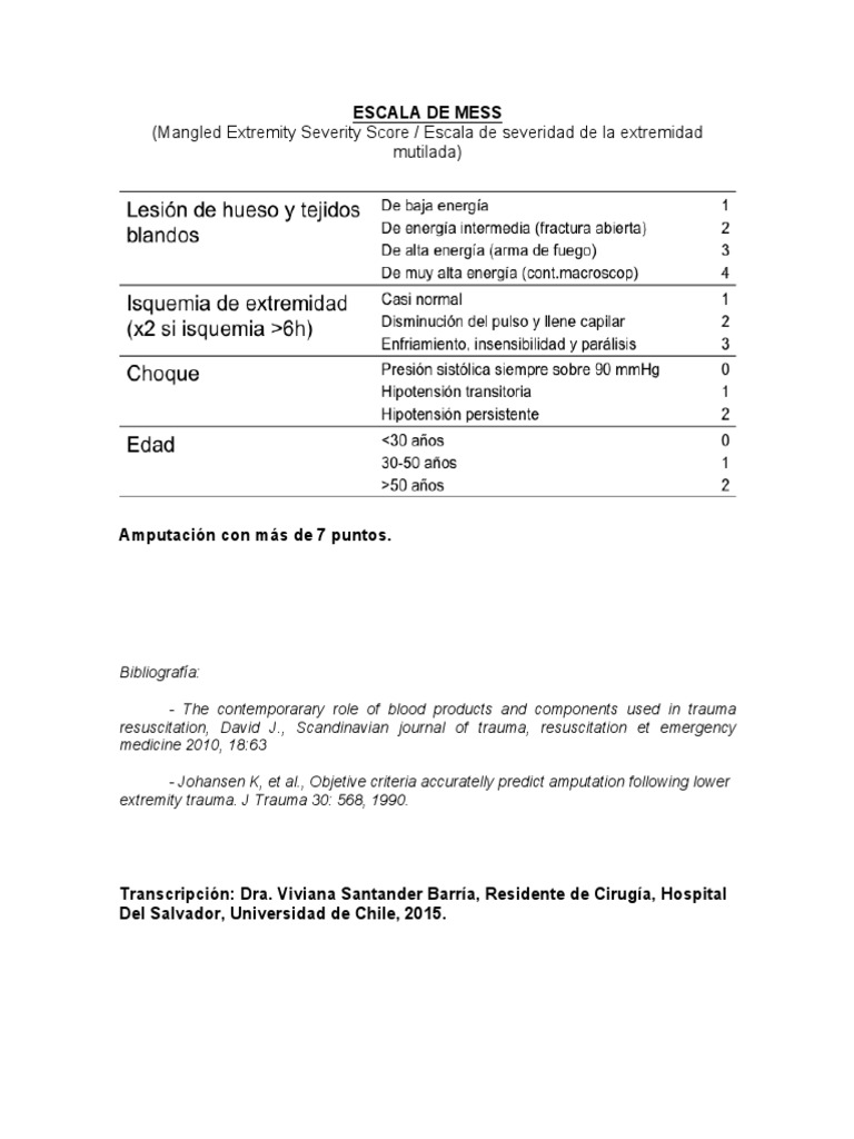 Escala de Mess | PDF | Ciencia y matemáticas
