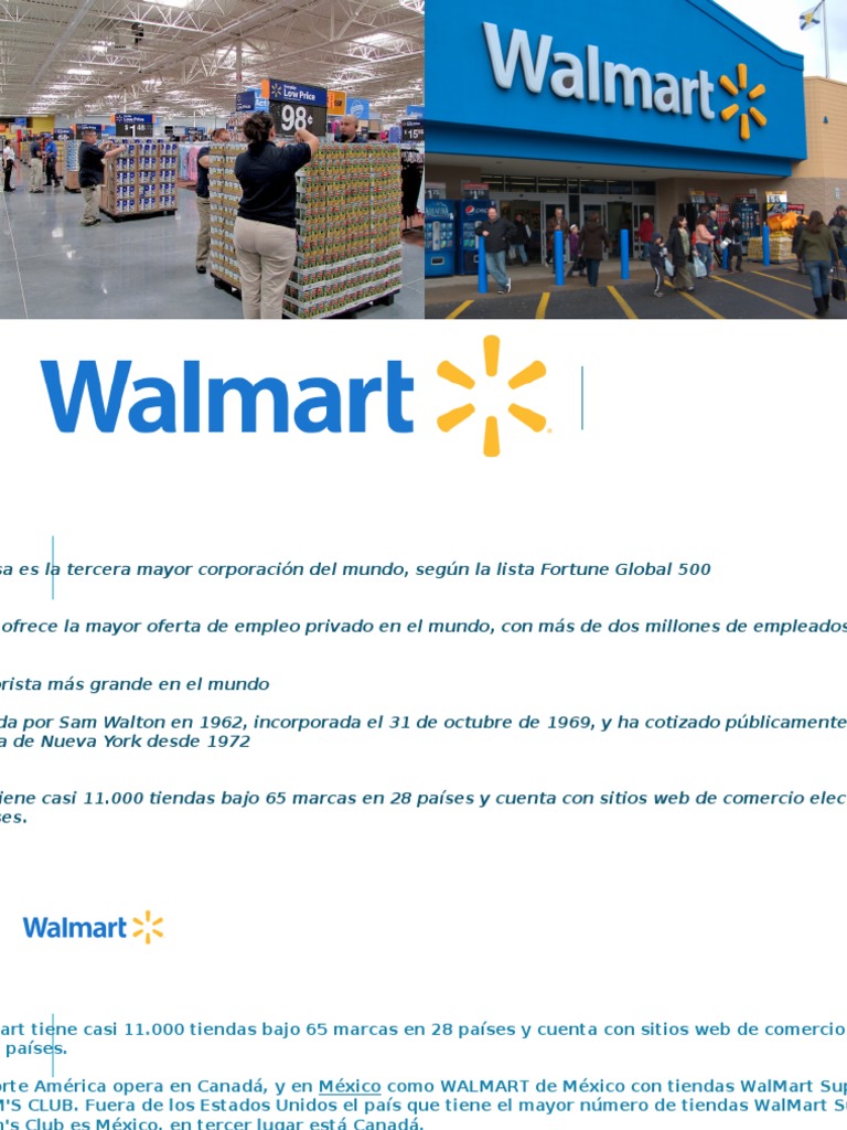 Walmart Final | PDF | Walmart | Economias