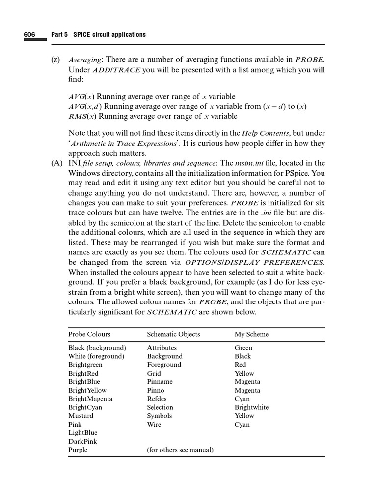 Averaging: 606 Part 5 SPICE Circuit Applications | PDF