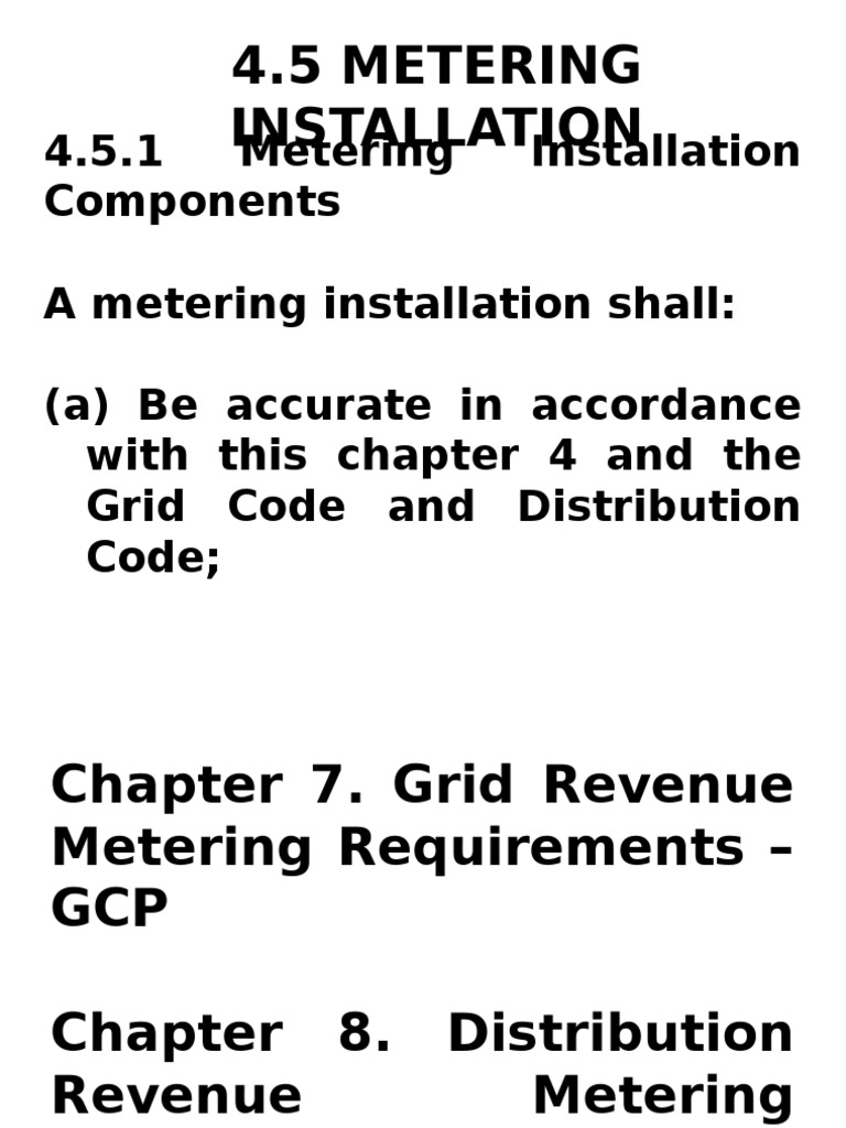 Wesm Rules Metering | PDF | Business | Computing And Information Technology