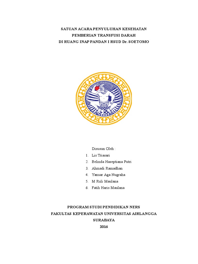 Materi Penyuluhan Pemberian Transfusi Darah | PDF