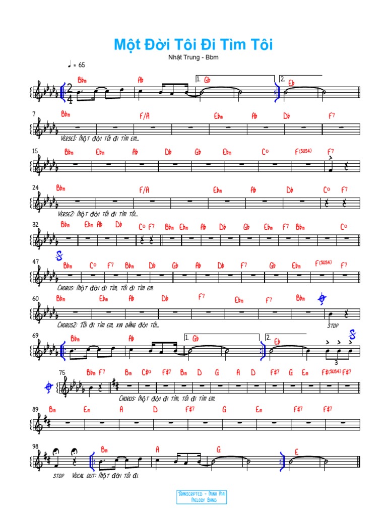 Mot Doi Toi Di Tim Toi - Nhat Trung | PDF