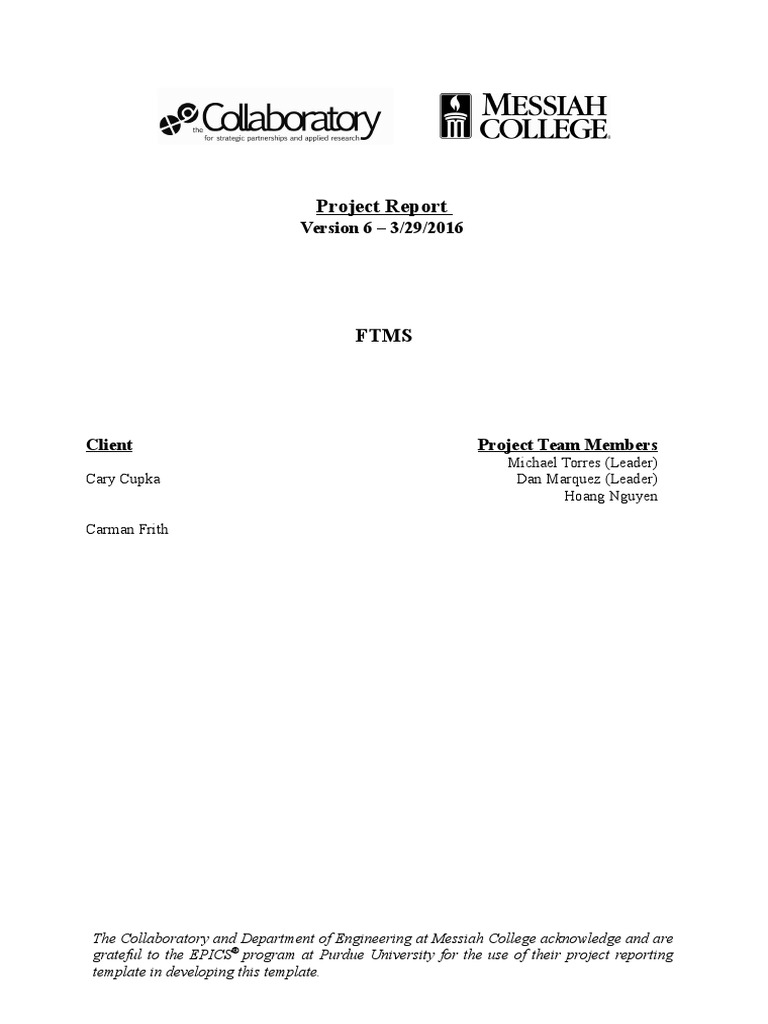 FTMS ReportSpring2016 | PDF | Global Positioning System | Smartphone