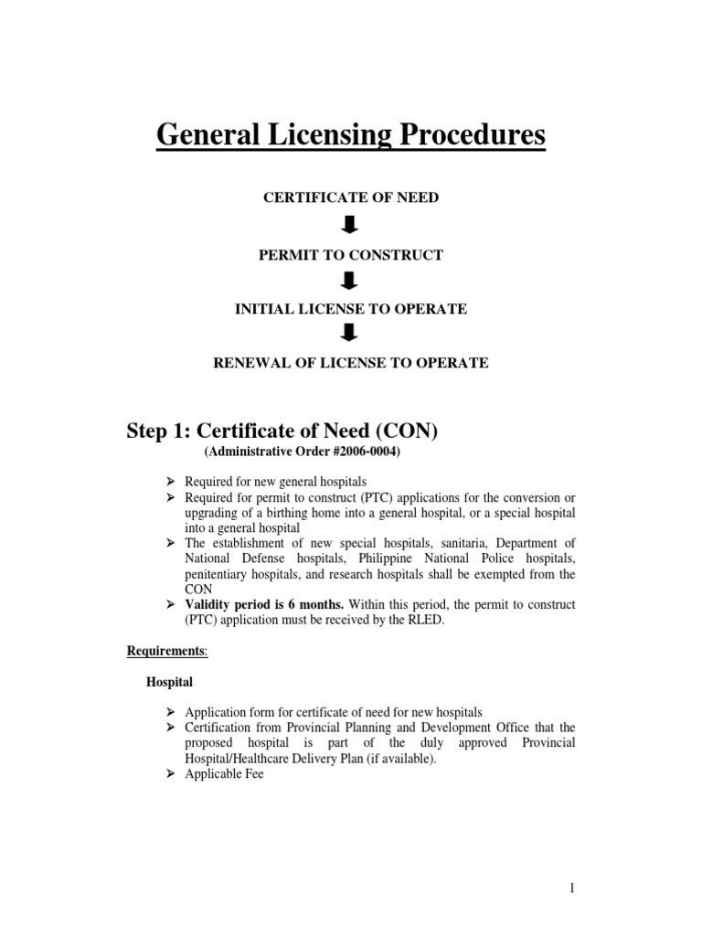 DOH Clinical Laboratory Licensing Guide | PDF | Medical Laboratory ...