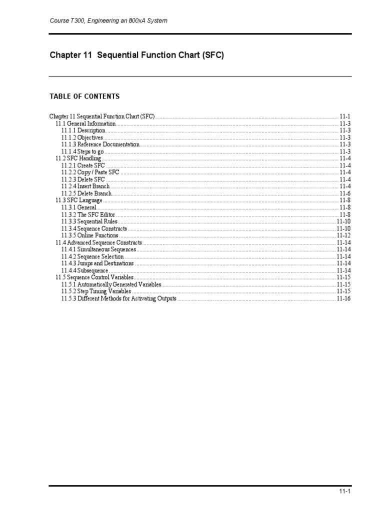 Chapter 11 Sequential Function Chart Sfc V2 1 Pdf Variable Computer Science Sequence