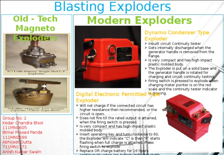 Modern Exploders: Old - Tech Magneto Exploders | PDF