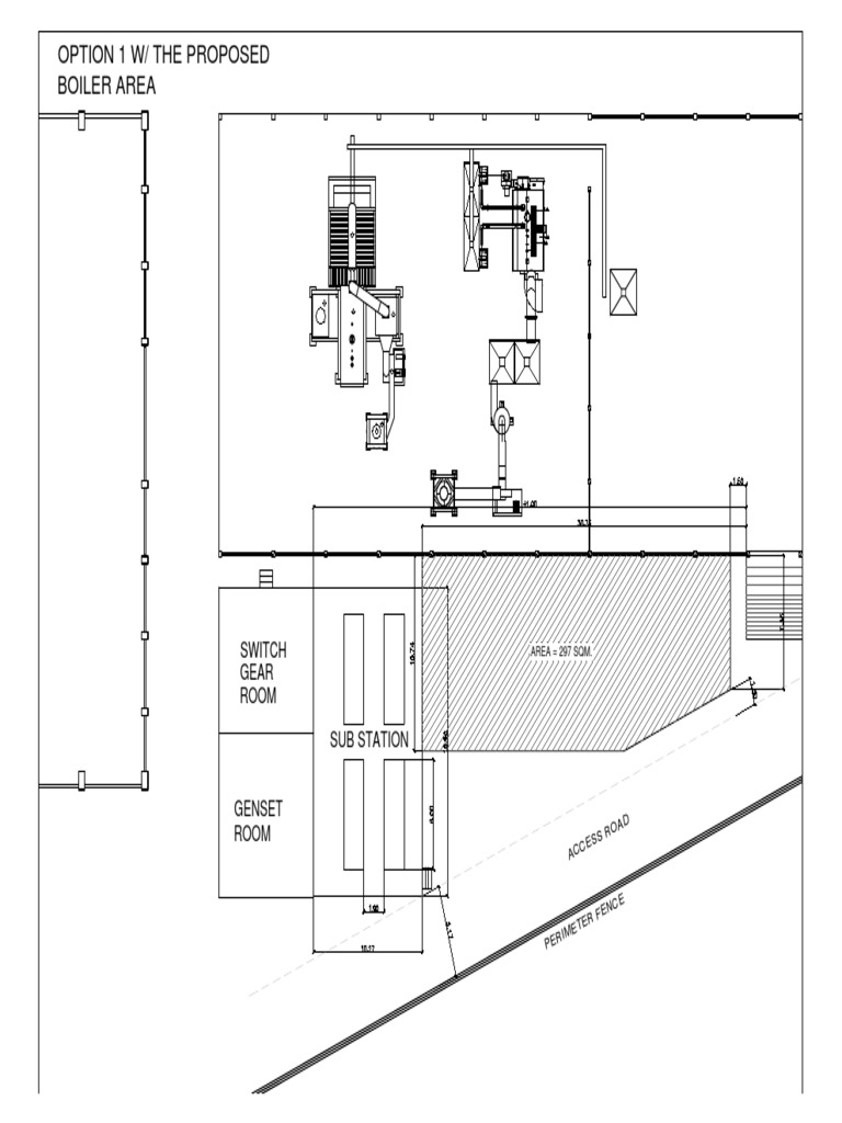 Proposed Boiler Area Layout Plan | PDF | Technology & Engineering