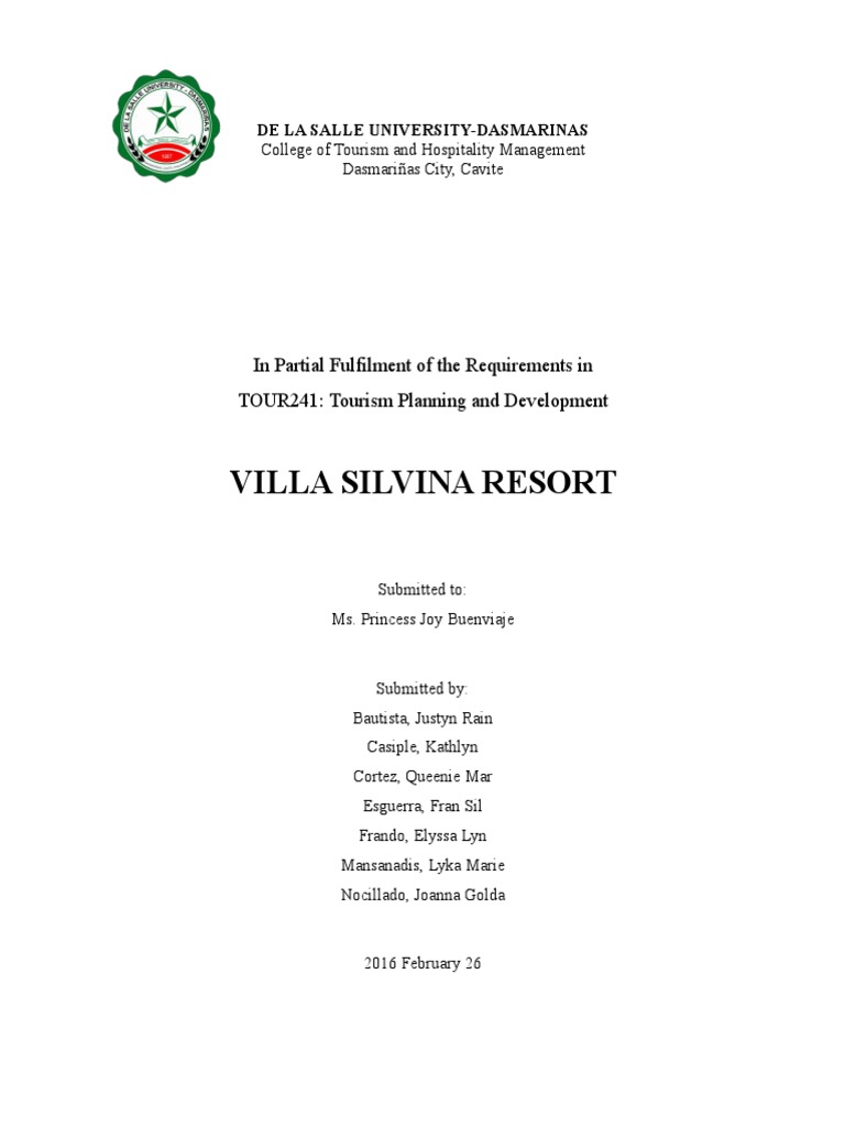 Villa Silvina Resort Overview and Insights | PDF