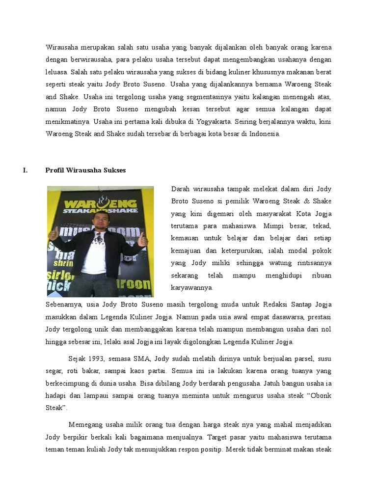 Waroeng Steak and Shake | PDF