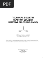 DMSO Health and Safety Information | PDF | Dimethyl Sulfoxide | Toxicity