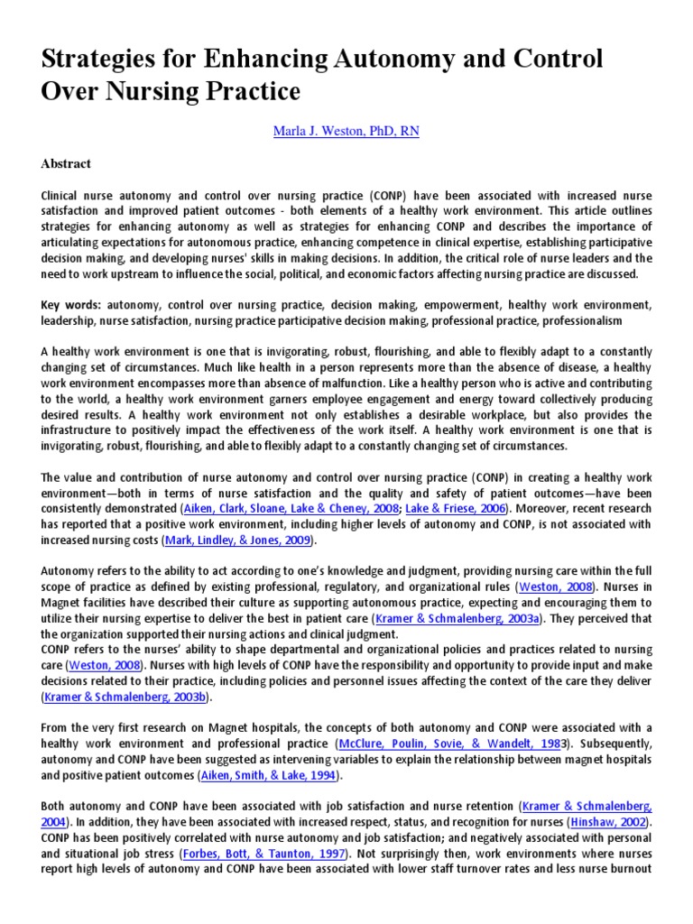 MAN-EMPOWERMENT- Strategies for Enhancing Autonomy and Control Over ...