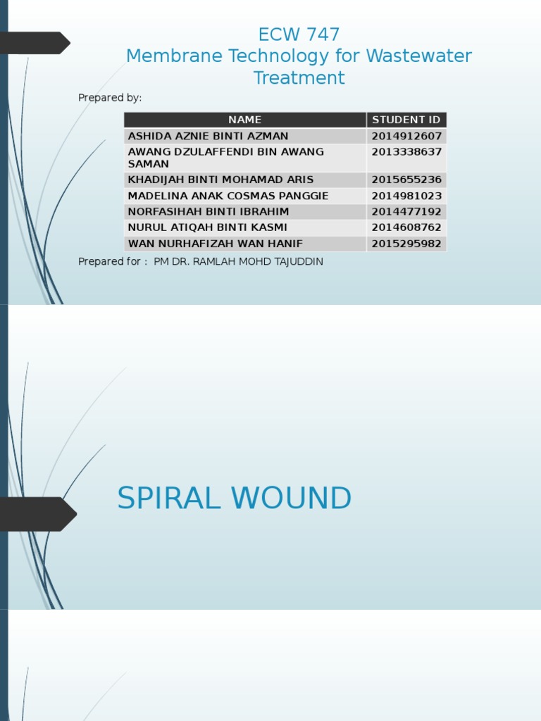 Case Study 2 | PDF | Membrane | Extrusion