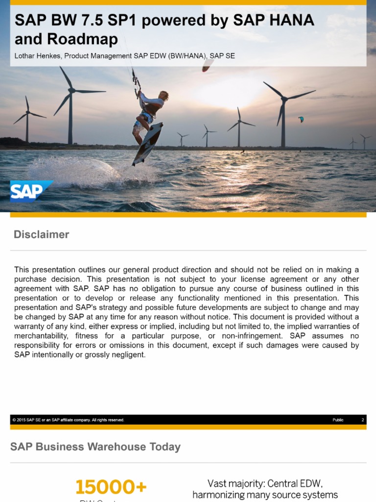 Sap BW 7.5 PDF | PDF