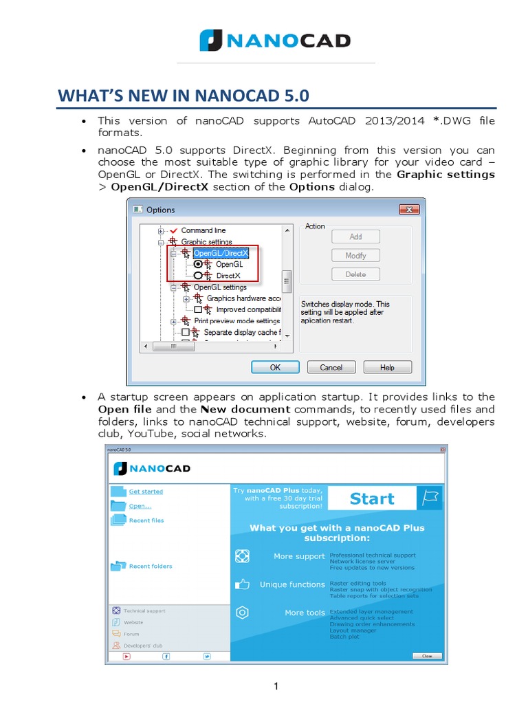 nanoCAD 5.0 Features Overview | PDF | Page Layout | Command Line Interface