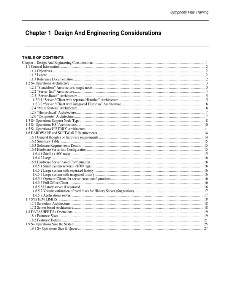 S322-01 S+ Operations - Advanced Configuration - Design and Engineering ...