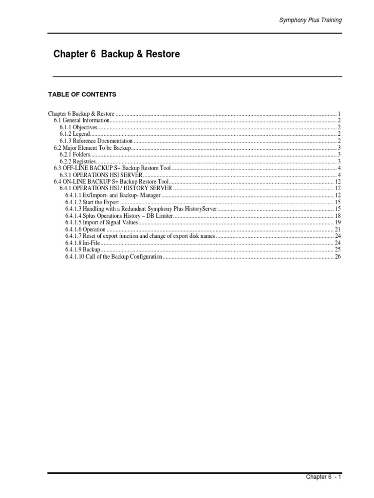 S322-06 S+ Operations - Advanced Configuration - Backup & Restore RevB | PDF | Backup | Computer ...