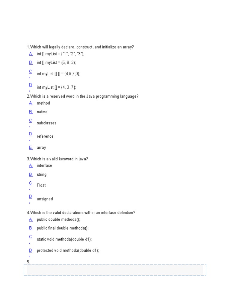 Core Java Basic | PDF | Reserved Word | C (Programming Language)