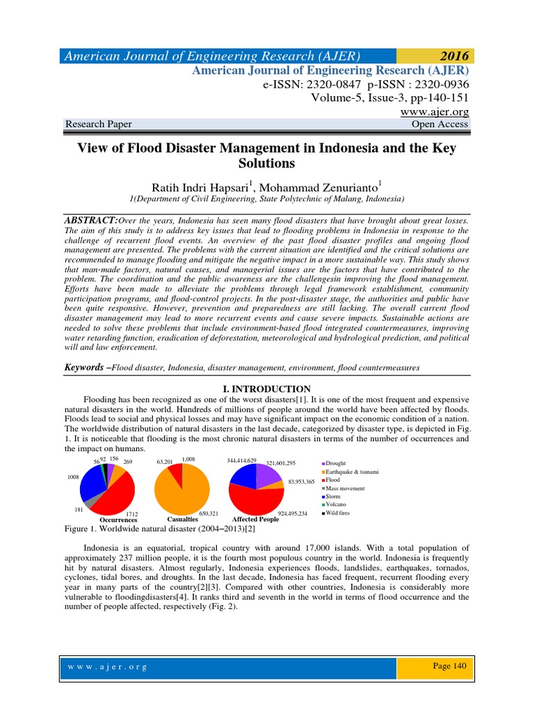 Flood Disaster Management in Indonesia | PDF | Flood | Emergency Management