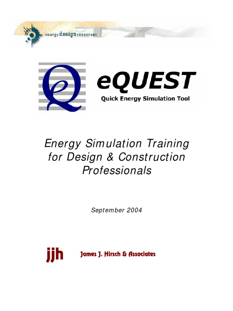 Equest Training Work Book | Download Free PDF | Simulation | Hvac