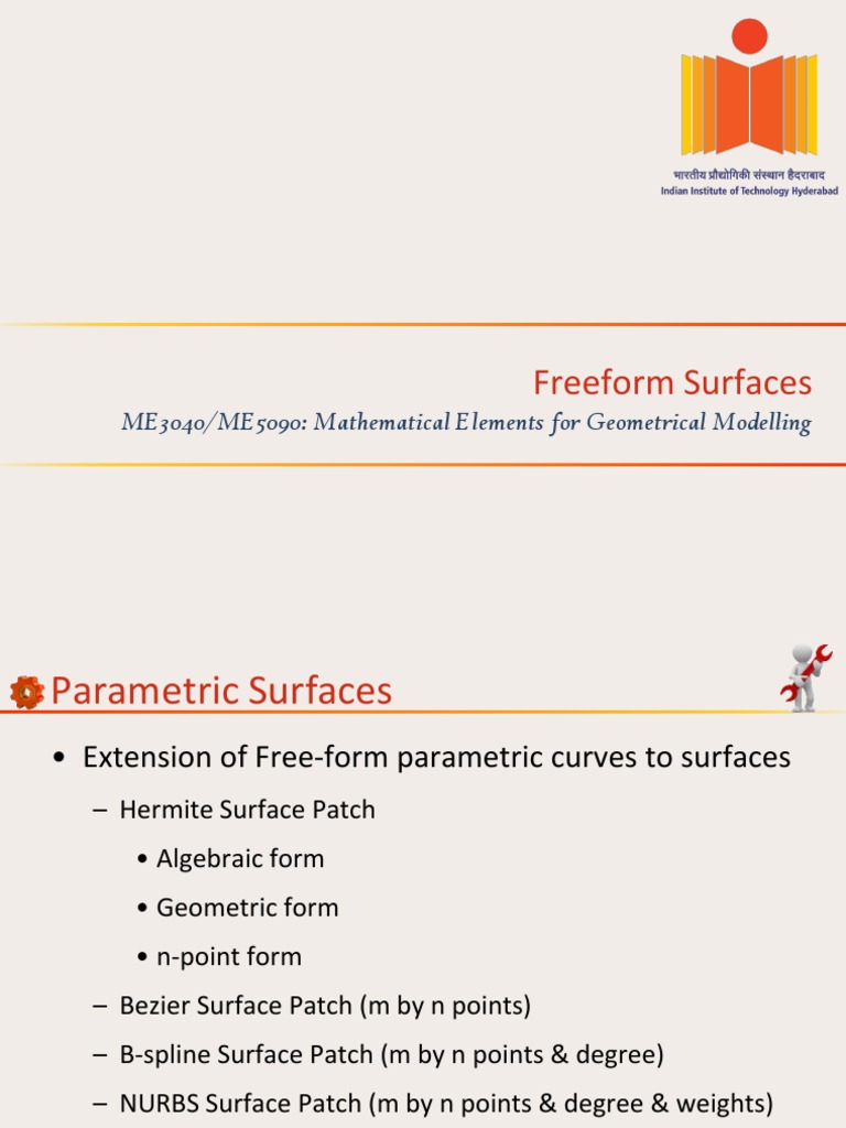ME3040 & ME5090 - 20160912 - Freeform Surfaces | PDF | Curve ...