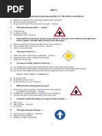 G1 Driving Test | PDF | Traffic | Intersection (Road)