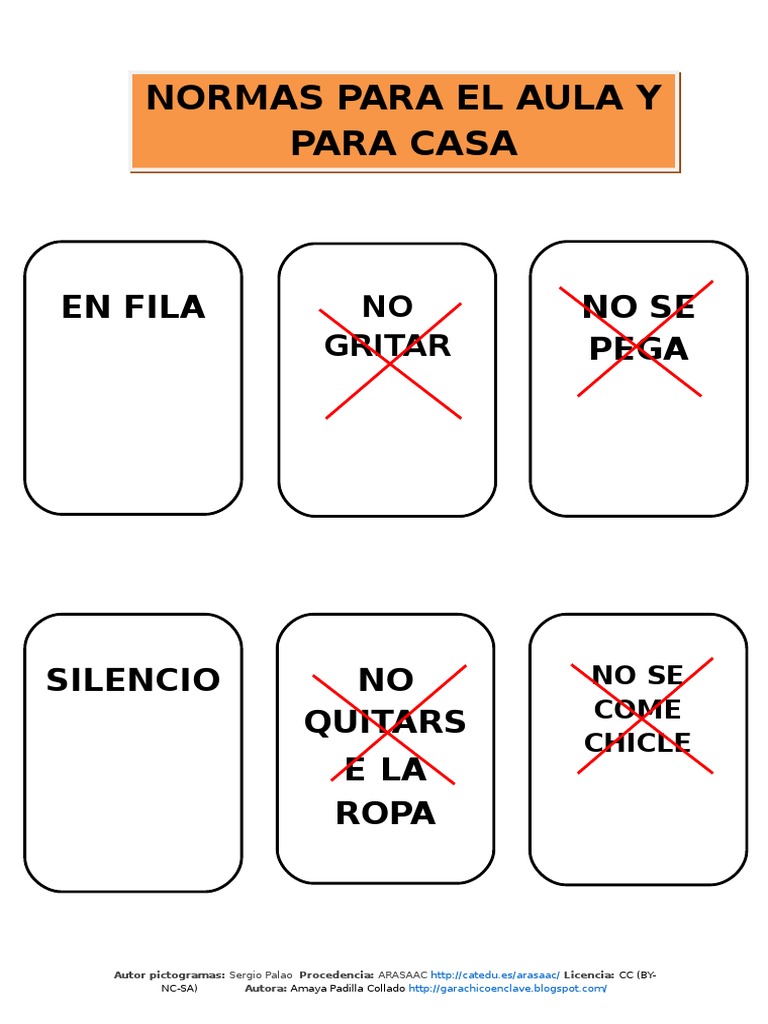 Normas para Clase | PDF | Escuelas | Enseñando y aprendiendo