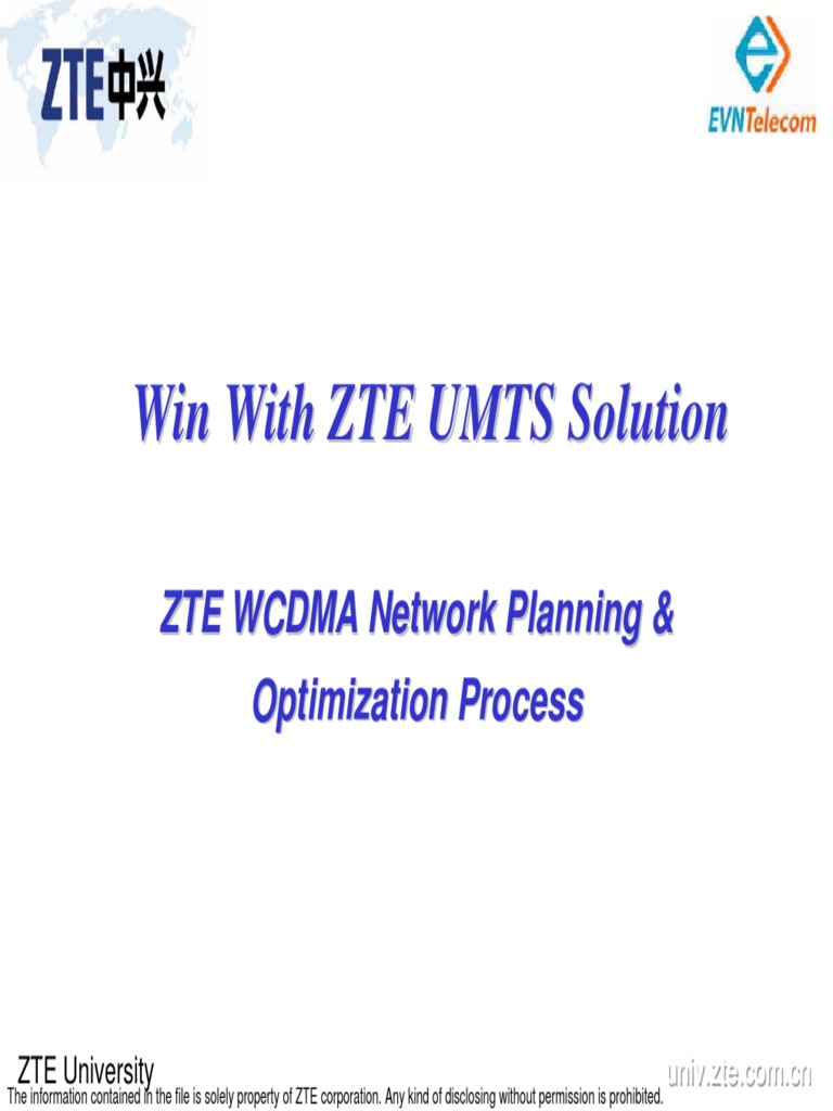 6-WCDMA RAN Network Planning& Optimization Process-82 | PDF | Simulation | Mathematical Optimization
