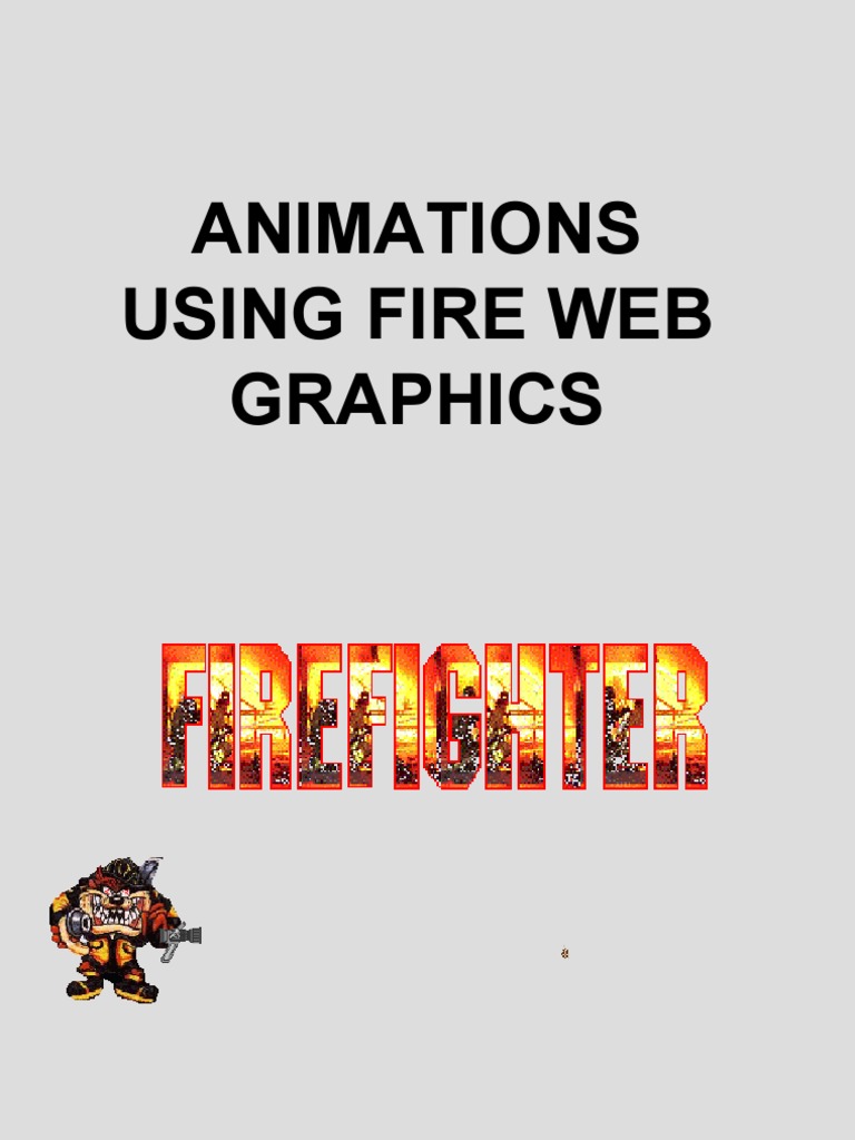Animations Using Fire Web Graphics | PDF