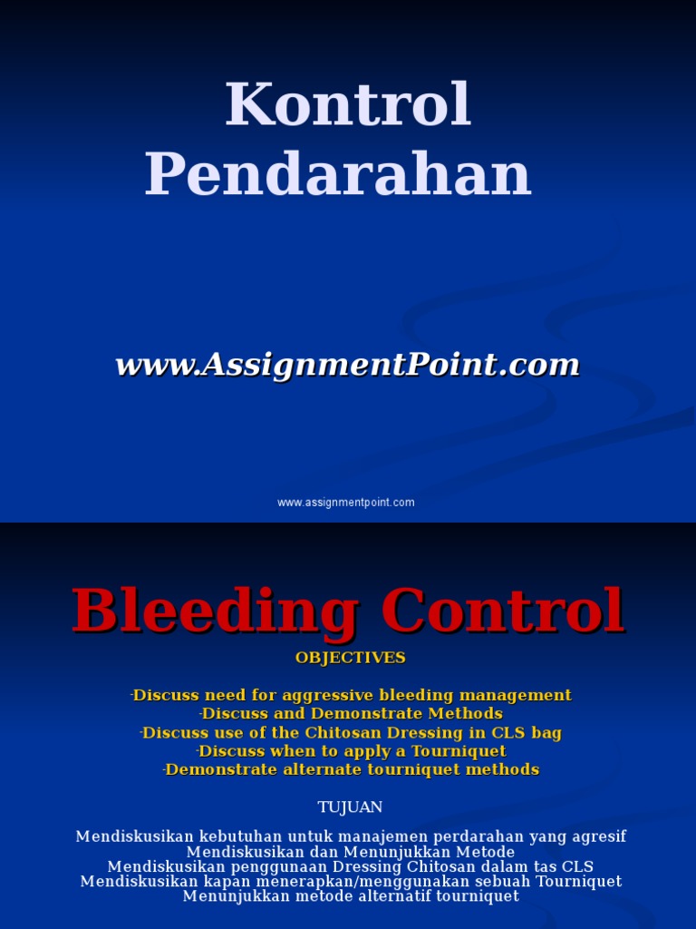 Bleeding Control | PDF