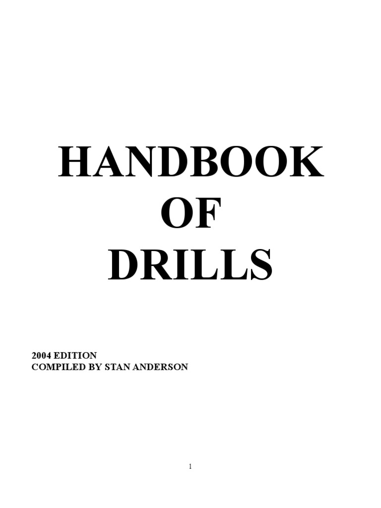 Handbook of Drills 2004 Ed | PDF | Fire Engine | Firefighter