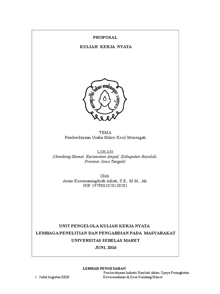 Proposal KKN Gs Fix | PDF