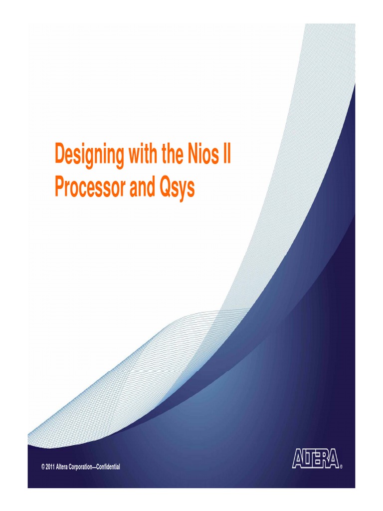 Documents - MX Designing With The Nios II Processor and Qsys 1day 11 0 Modified | Download Free ...