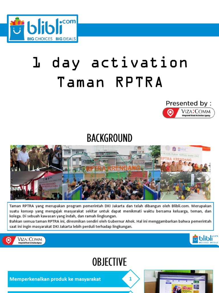 Proposal Activation RPTRA | PDF
