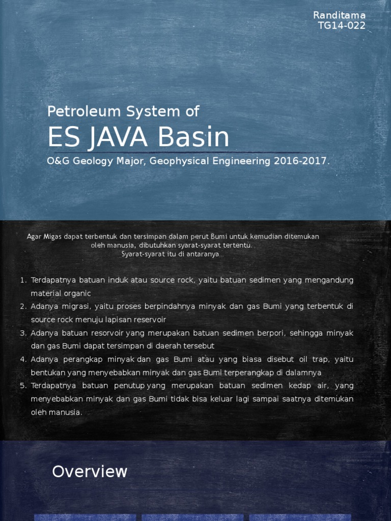 Petroleum System of Es Java Basin | PDF