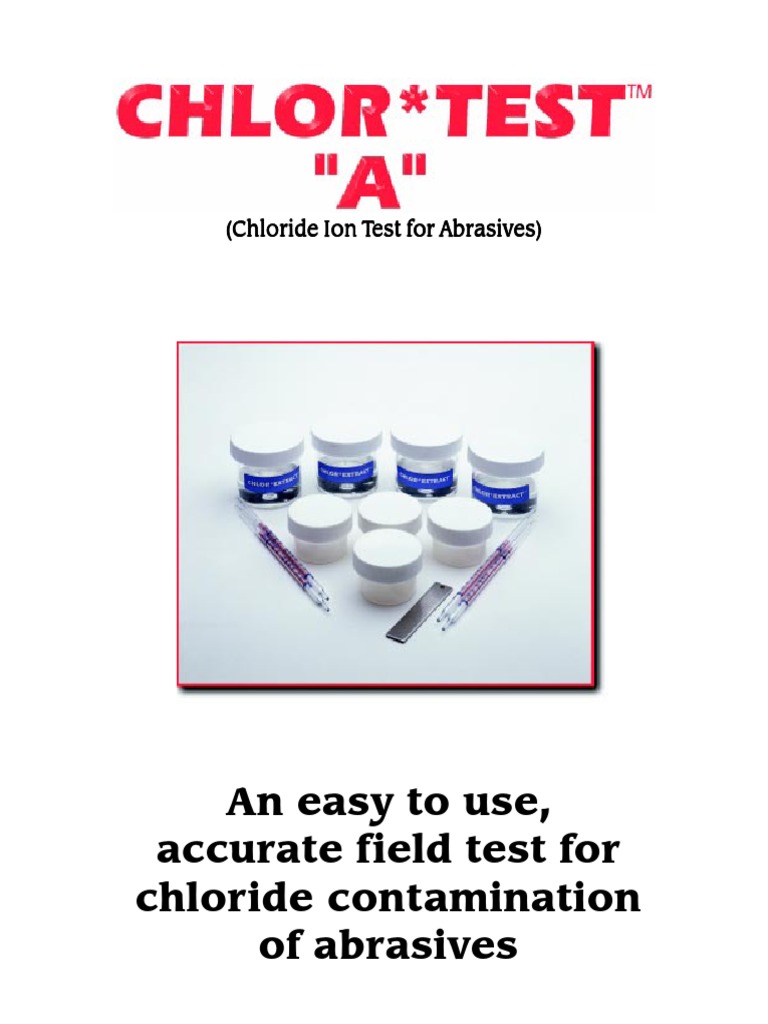 An Easy To Use, Accurate Field Test For Chloride Contamination of ...