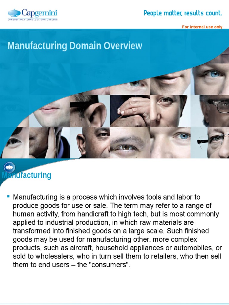 Manufacturing Domain Overview | PDF | Enterprise Resource Planning ...