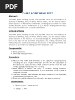 Third-Point Loading Flexural Test Guide | PDF