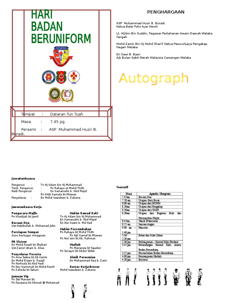 Brosur Hari Badan Beruniform | PDF