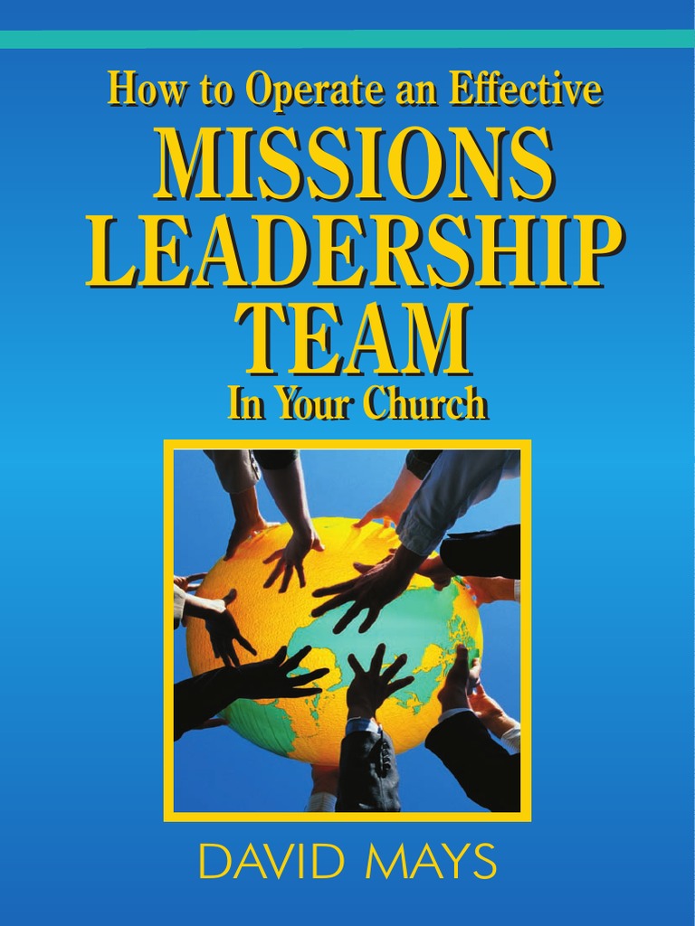 How To Operate Missions in Your Church Teambook | PDF | Leadership ...