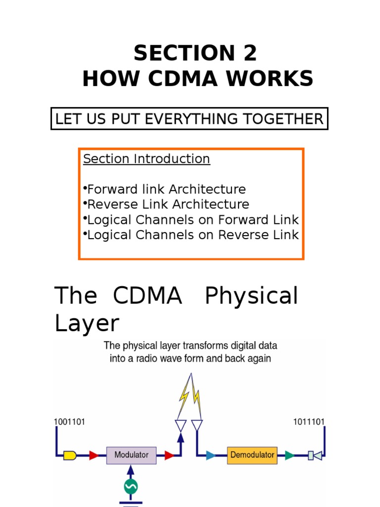 Understanding CDMA Architecture and Channels | PDF | Forward Error Correction | Electronic ...