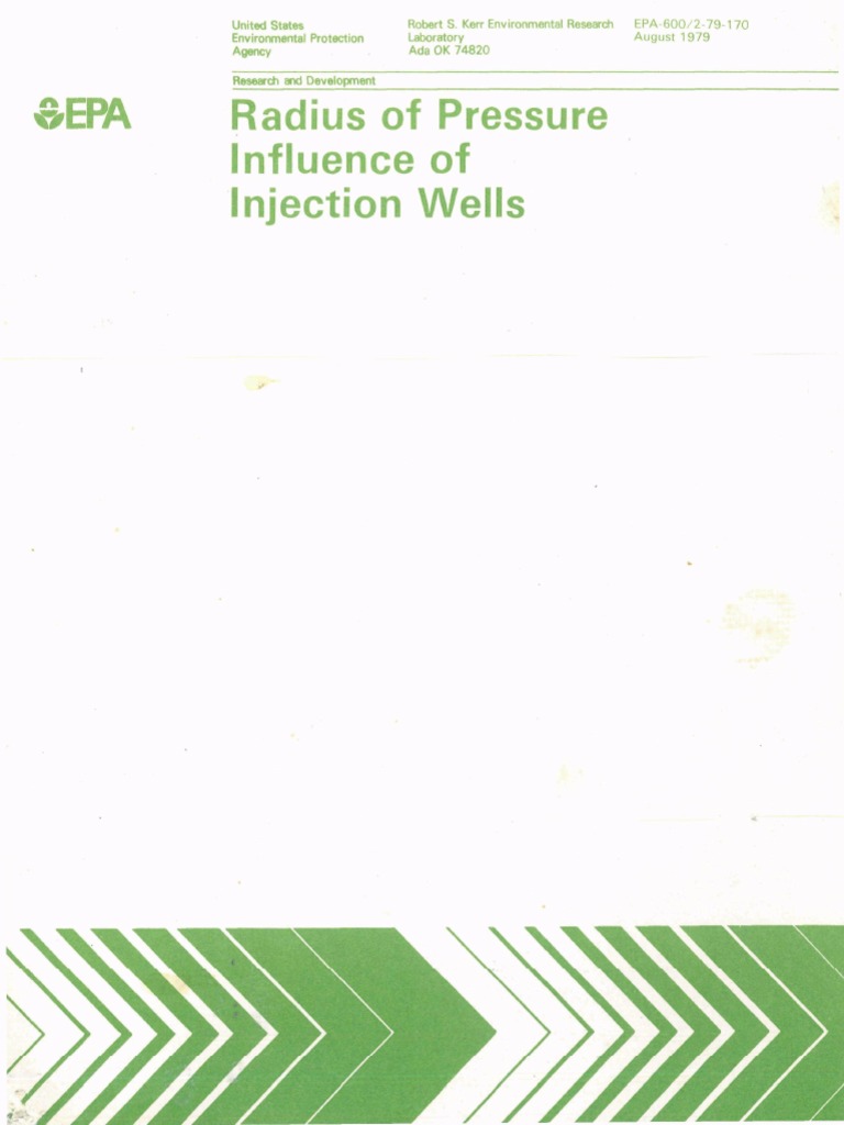 Radius of Pressure Influence of Injection Wells | PDF