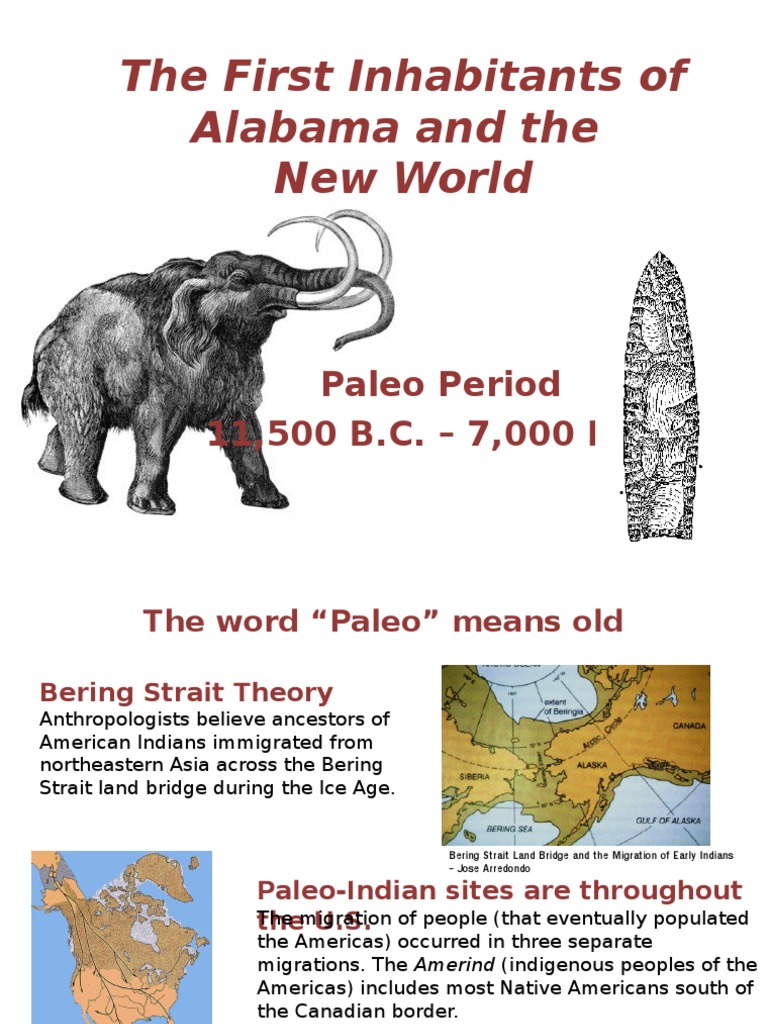 First in Time-Paleo Indians in Alabama | PDF | Archaeology