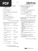 Headway Pre-Intermediate - Workbook Answers Key 5th Edition - 2019 | PDF