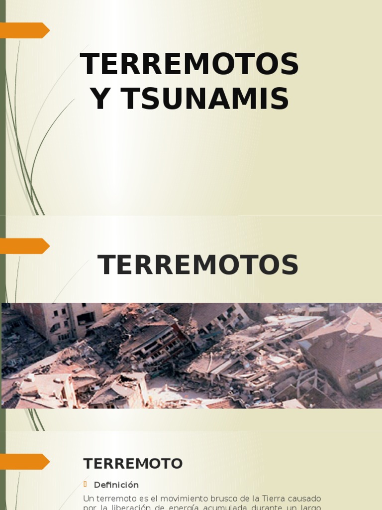 Terremotos Y Tsunamis | PDF | Tsunami | Temblores