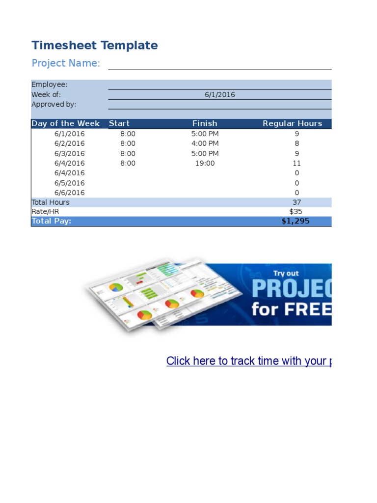 Timesheet Template | PDF | Programs | Overtime