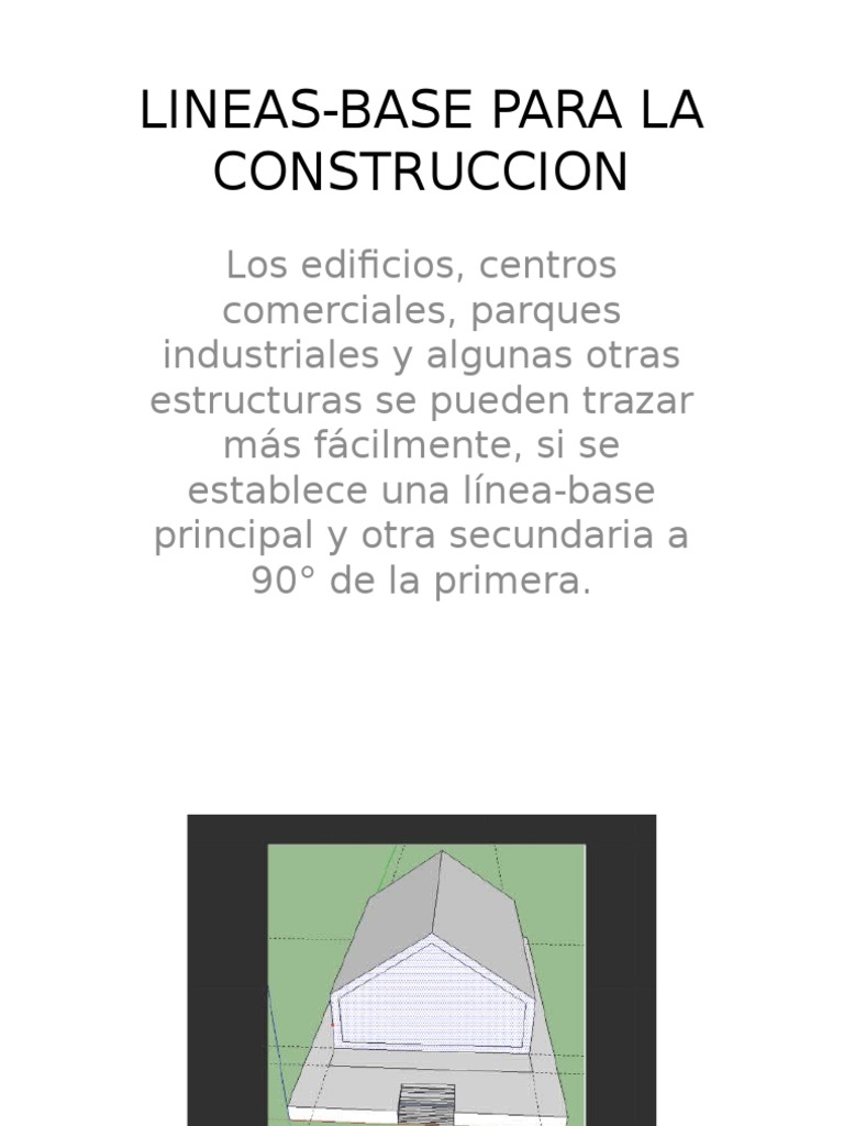 Lineas - Base para La Construccion | PDF